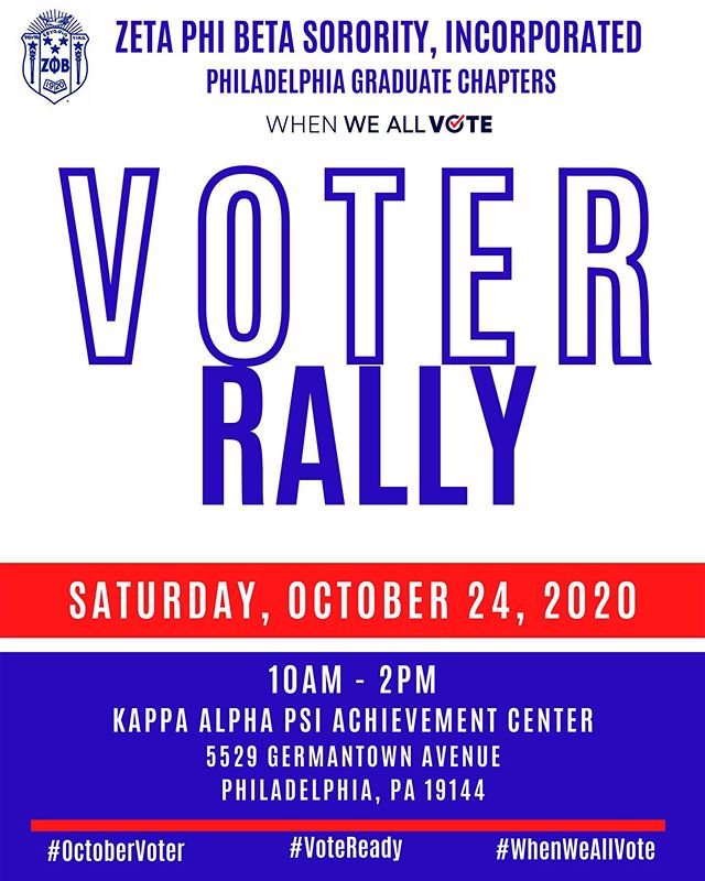 Look: Zeta Phi Beta Graduates host Voter Rally at The Achievement ...